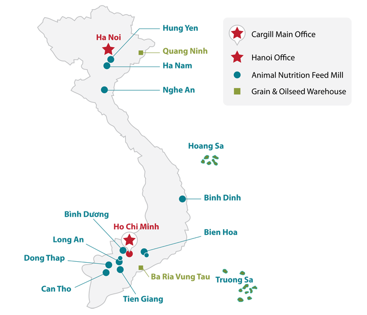 Locations | Cargill Vietnam